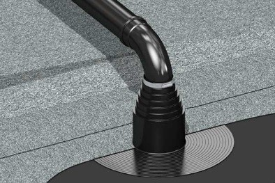 Pvc Pipe Cover 110mm Weathering Collar Soil Solvent Pipe Roof Vent ...